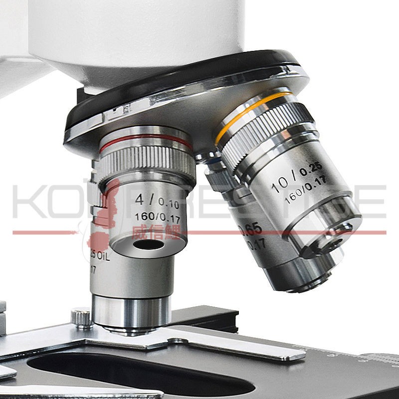Microscope monoculaire BRESSER Erudit DLX 40 - 1000x pour carpes koi