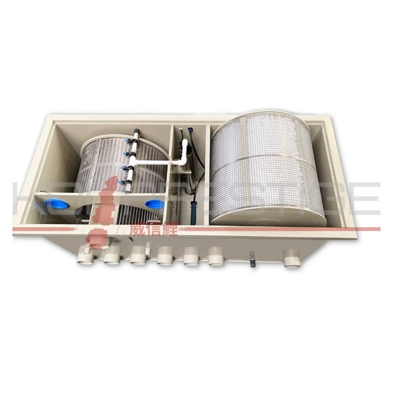 Filtre à tambour BioRotator L 80m3 avec Rotating Biological Contactor