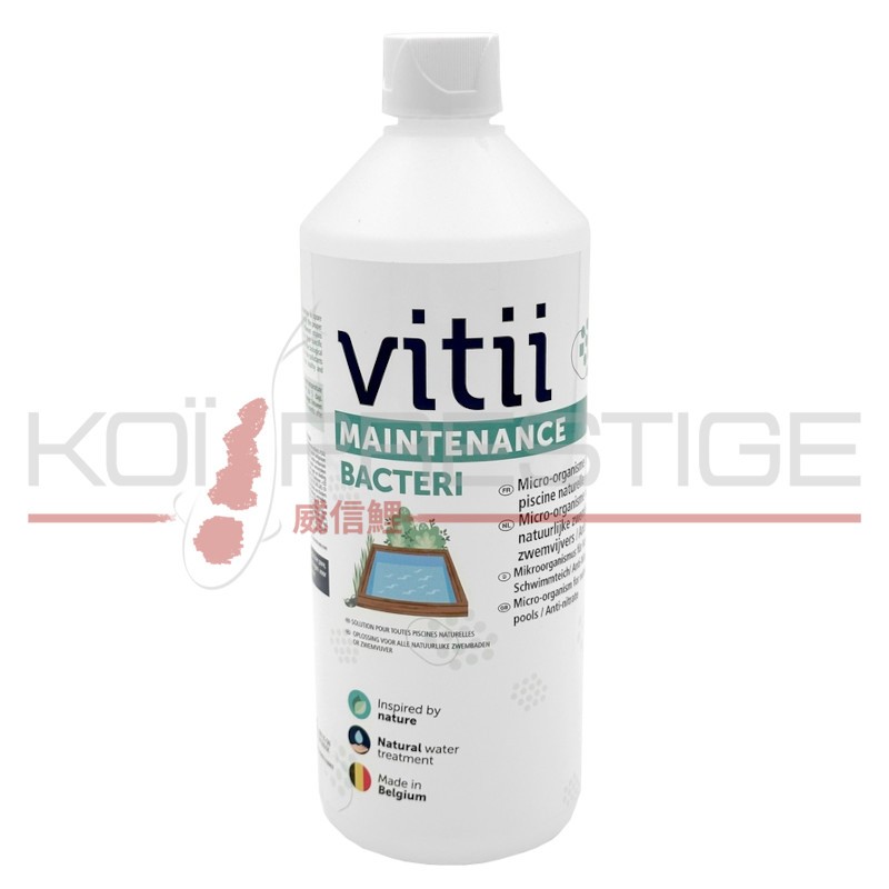 Bactéries liquides pour piscine naturelle et biollogique Vitii Bacteri